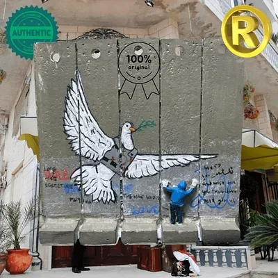 Banksy Armored Dove